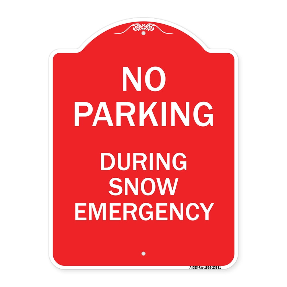 SignMission A-DES-RW-1824-23811 18 x 24 in. Designer Series Sign - No ...