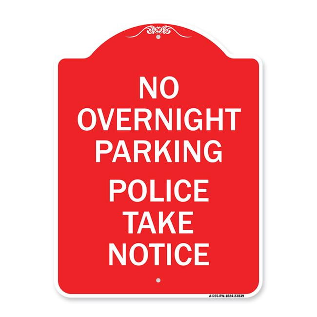 SignMission A-DES-RW-1824-23839 18 x 24 in. Designer Series Sign - No ...