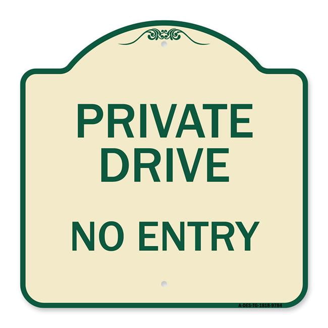 SignMission A-DES-TG-1818-9784 18 x 18 in. Designer Series Sign ...