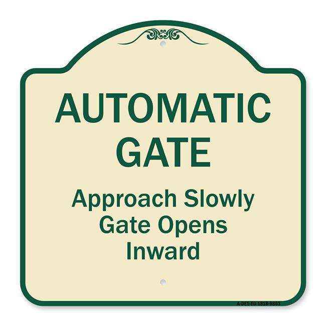 SignMission A-DES-TG-1818-9863 18 x 18 in. Designer Series Sign ...