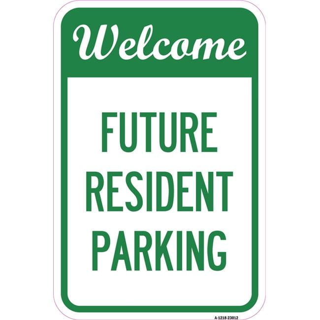 SignMission Aluminum Sign - Reserved Parking Sign Welcome - Future ...