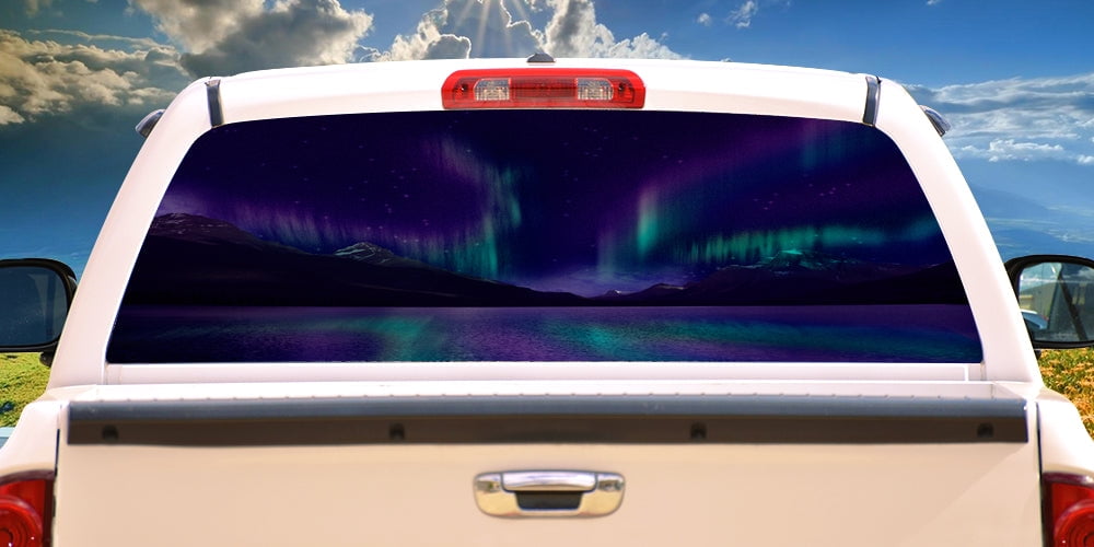 SignMission Aurora Rear Window Graphic Suv View Thru Vinyl Back Truck ...