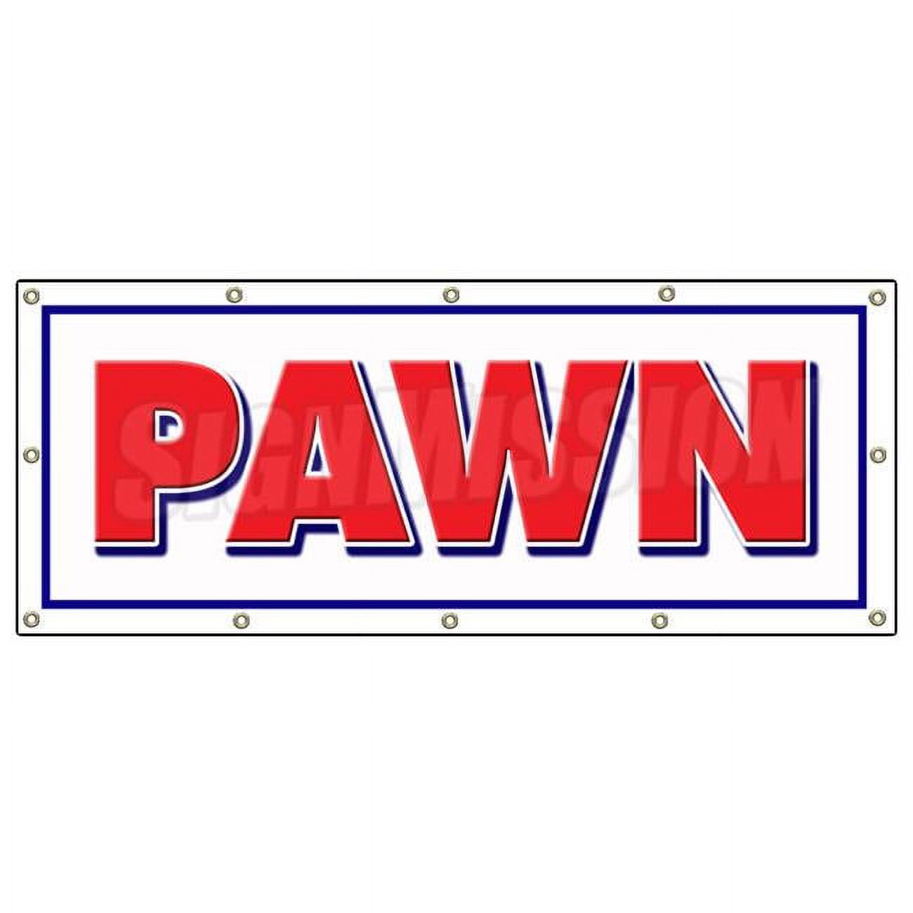 SignMission B-120 Pawn 48 x 120 in. Pawn Shop Banner Sign - Buy Sell ...