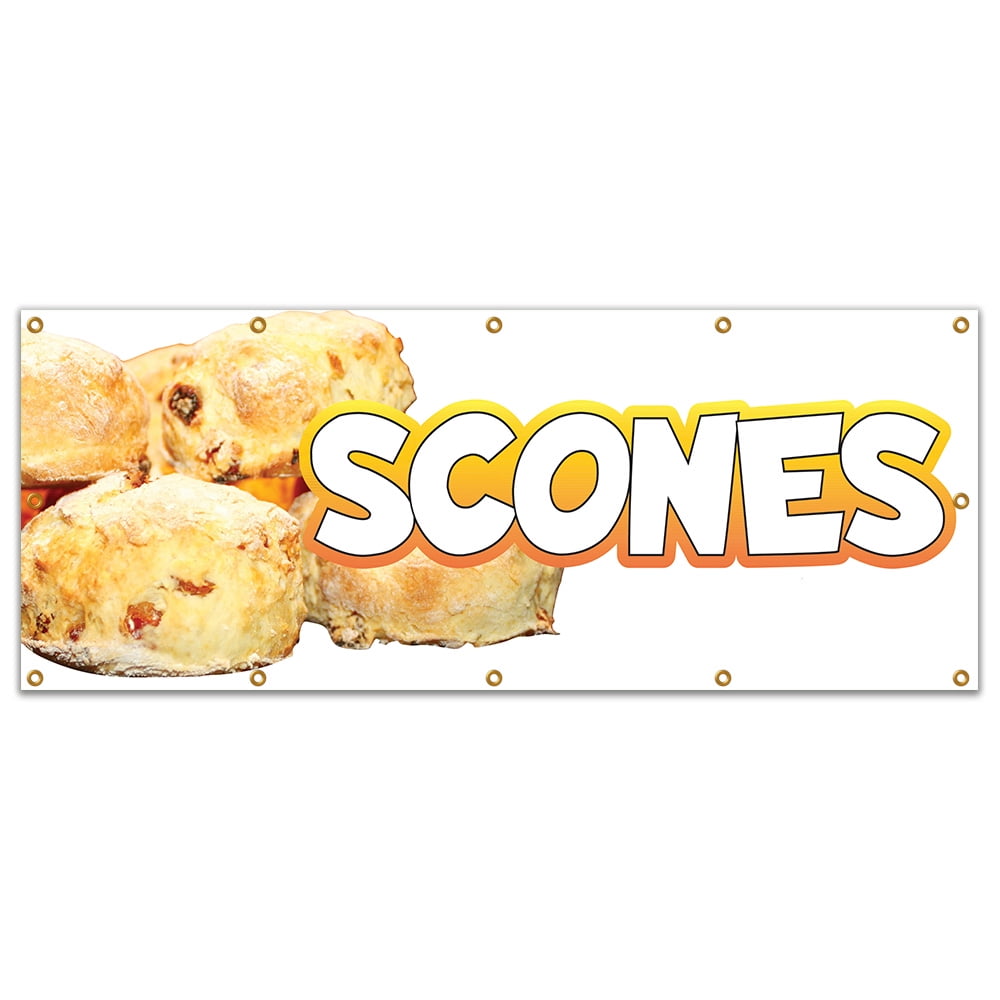 SignMission B-120 Scones 219 120 in. Concession Stand Food Truck Single ...