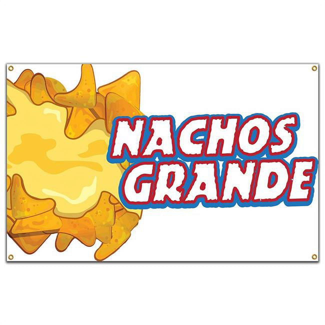SignMission B-60 Nachos Grande19 60 in. Nachos Grande Banner with ...