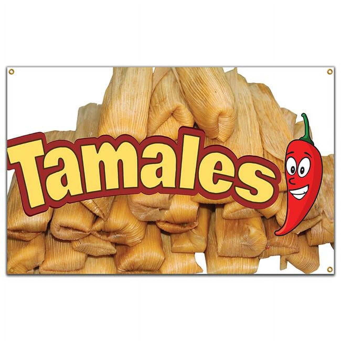 SignMission B-60 Tamales19 60 in. Concession Stand Food Truck Single ...