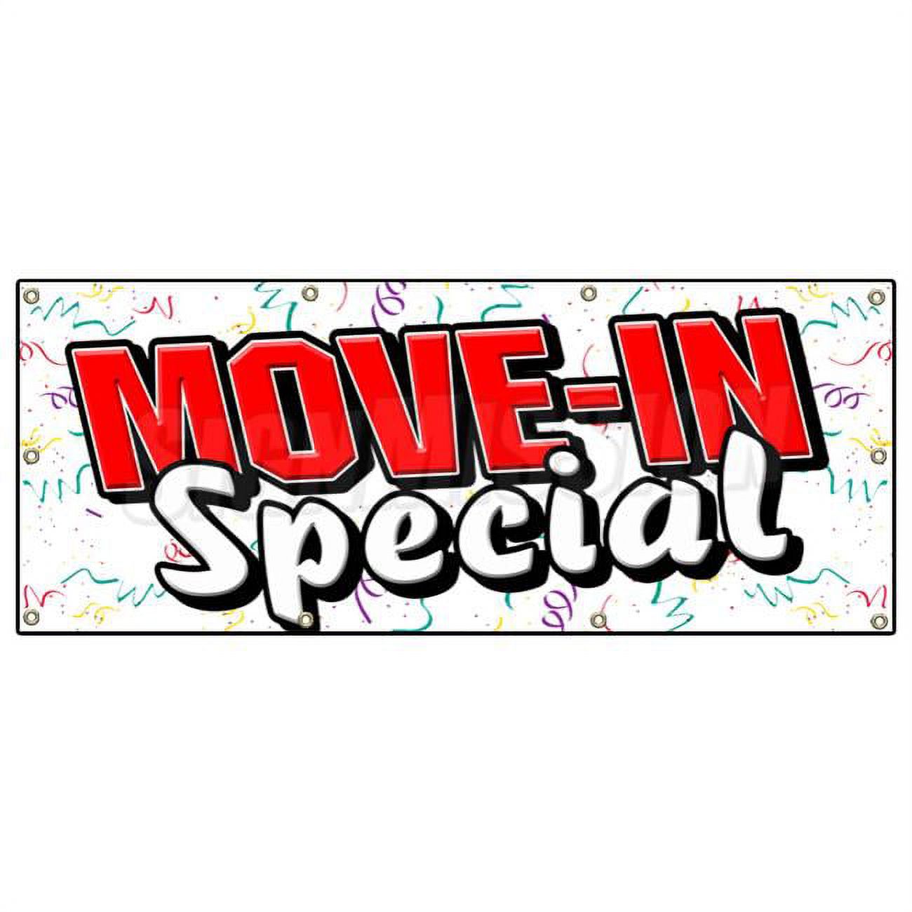 SignMission B-96 Move-In-Special 36 x 96 in. Move-In-Special Banner ...