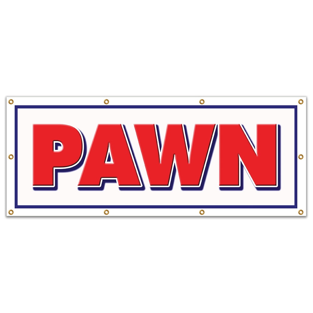 SignMission B-96 Pawn 36 x 96 in. Pawn Shop Banner Sign - Buy Sell ...