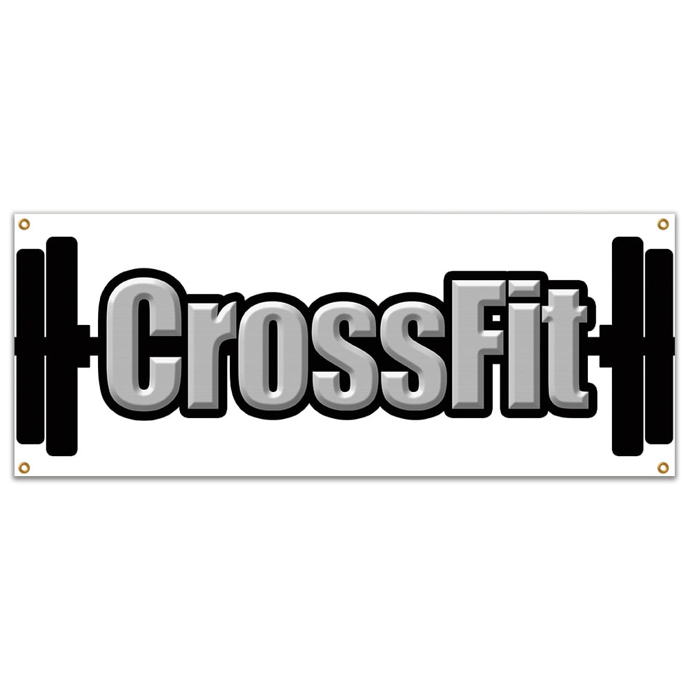 SignMission B-Crossfit 18 x 48 in. Crossfit Banner Sign - Walmart.com