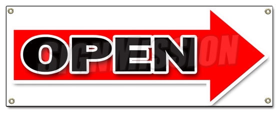 SignMission B-Giant Right Open Arrow 18 x 48 in. Giant Right Open Arrow ...