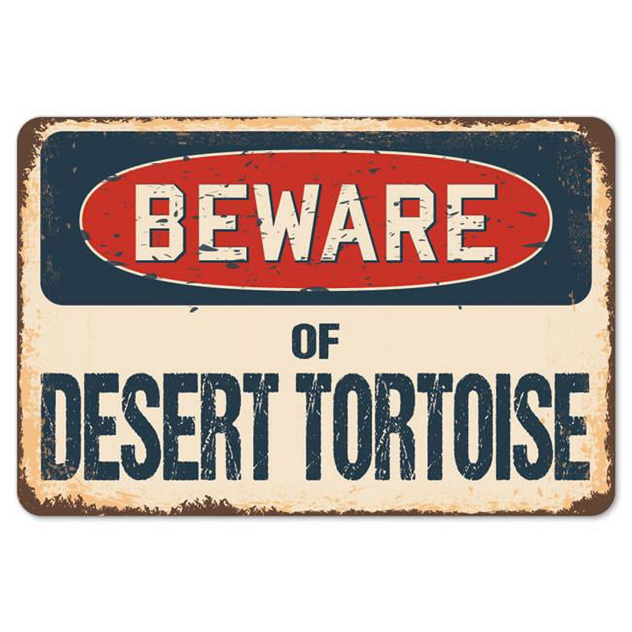 SignMission Beware of Desert Tortoise Rustic Sign - Walmart.com