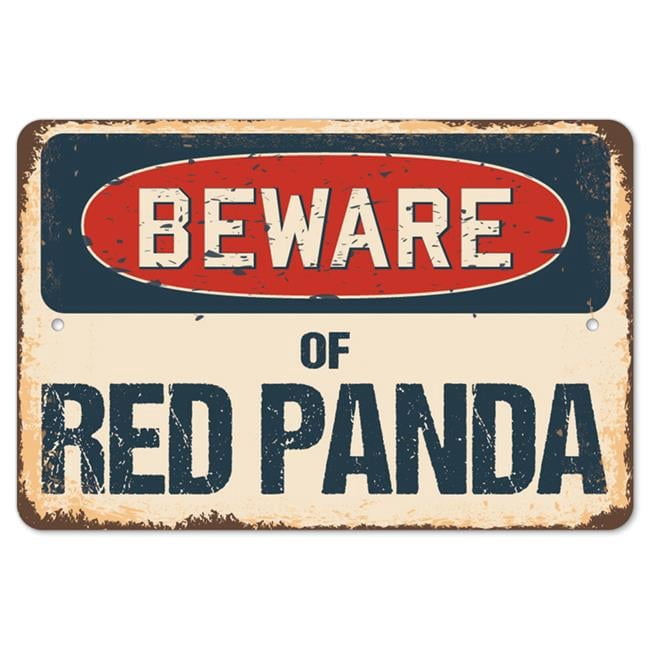 SignMission Beware of Red Panda Rustic Sign - Walmart.com