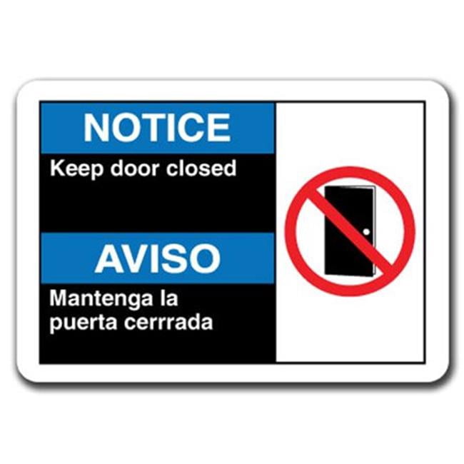 SignMission - Bilingual Spanish ANSI & OSHA Plastic Safety Sign ...