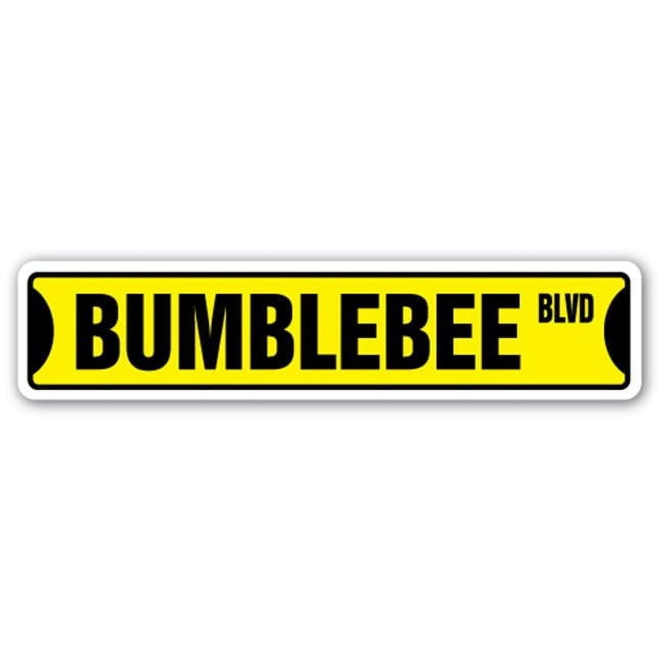 SignMission Bumble Bee Aluminum Street Sign for Honey Insect Pollen ...
