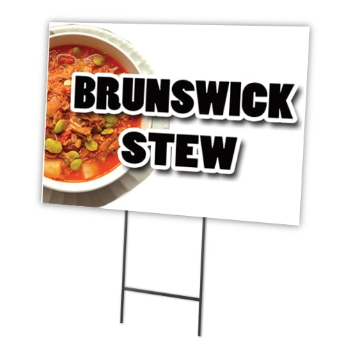 SignMission C-1824 Brunswick Stew 18 x 24 in. Yard Sign & Stake ...