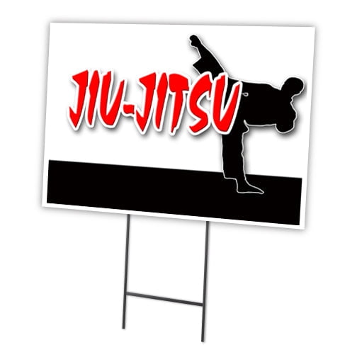 SignMission C-1824-DS-Jiu-Jitsu 18 x 24 in. Yard Sign & Stake - Jiu ...