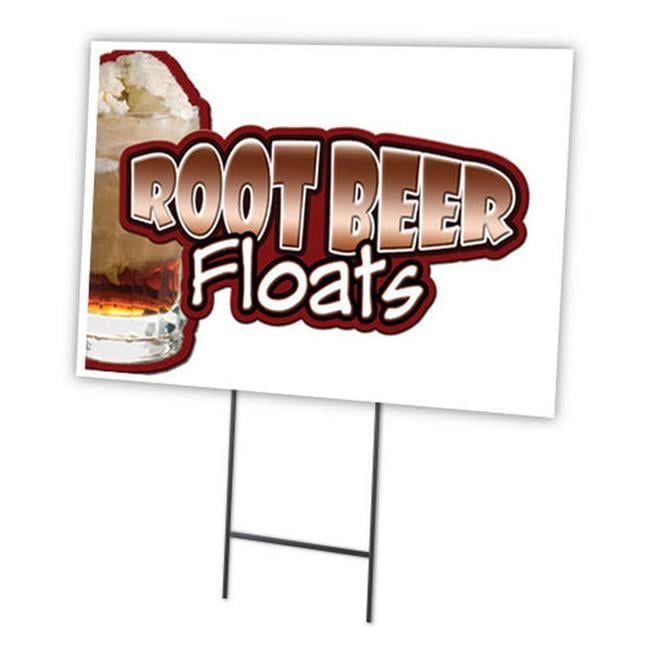 SignMission C-1824 Root Beer Float 18 x 24 in. Root Beer Float Yard ...
