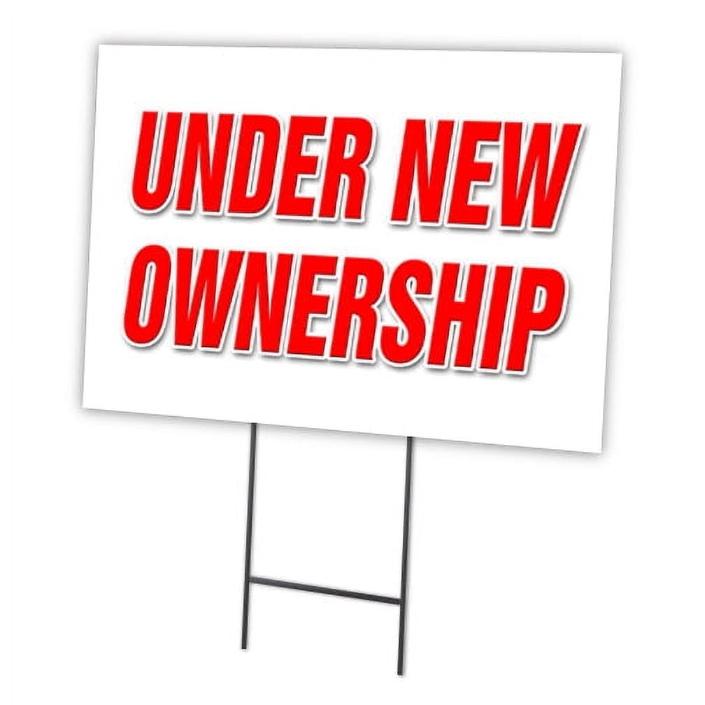 SignMission C-2436-DS-Under New Ownership 24 x 36 in. Under New ...