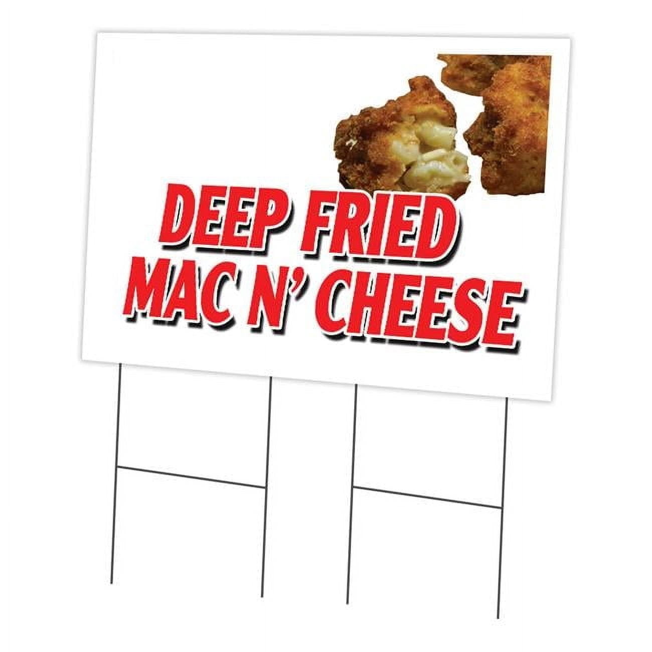SignMission C-2436 Deep Fried Mac N Cheese 24 x 36 in. Deep Fried Mac N ...