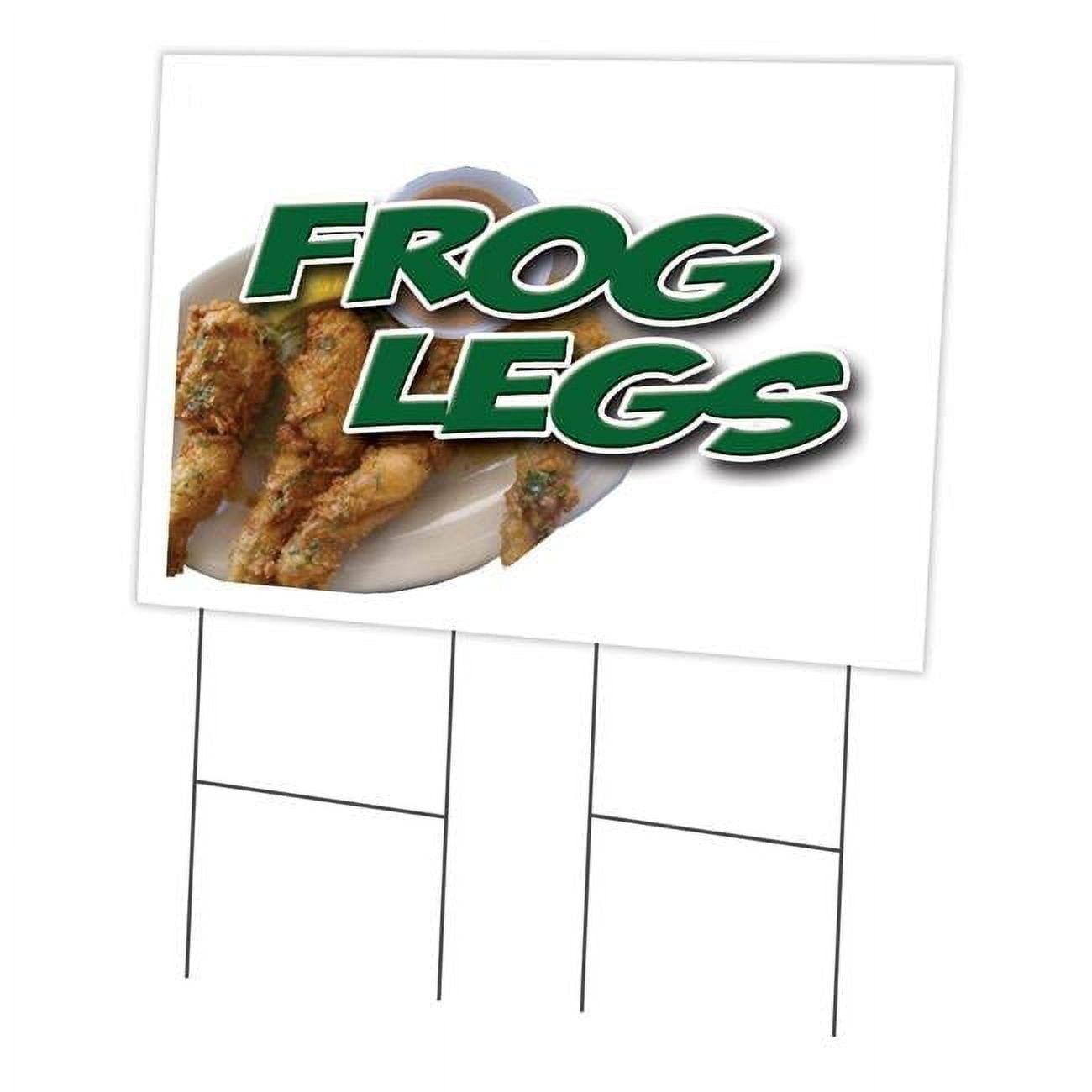 SignMission C-2436 Frog Legs 24 x 36 in. Frog Legs Yard Sign & Stake ...