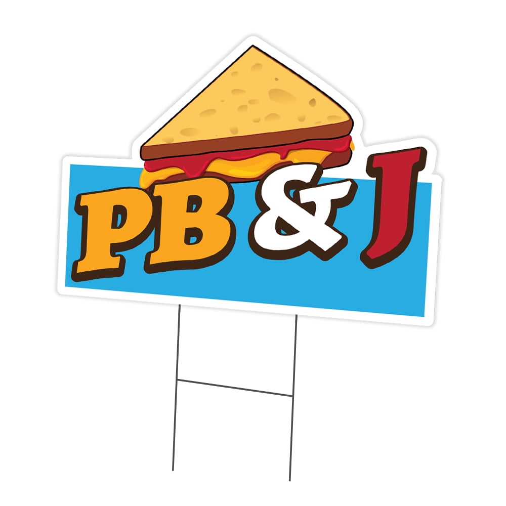 SignMission C-DC-1824-DS-PB & J19 18 x 24 in. Yard Sign & Stake - PB ...
