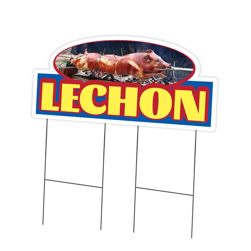 SignMission C-DC-2436-DS-Lechon19 24 x 36 in. Yard Sign & Stake ...