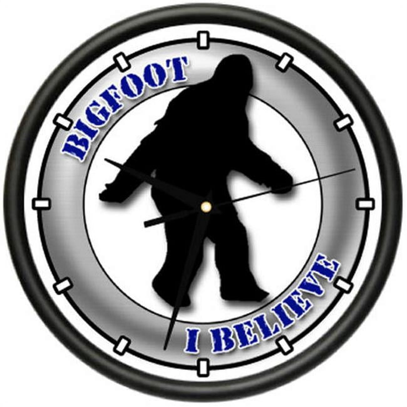 SignMission CL-BIGFOOT Bigfoot Wall Clock - I Believe Myth Monster ...