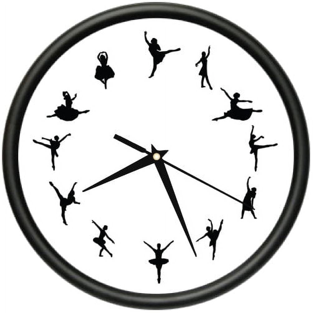 SignMission CL-Ballet Time 10 in. dia. Ballet Time Wall Clock - Walmart.com