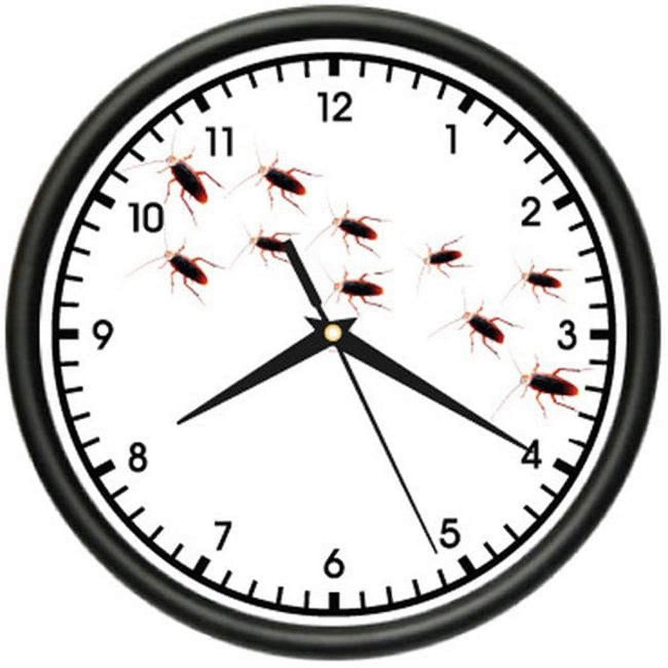 SignMission CL-PEST CONTROL Pest Control Wall Clock - Bug Man ...