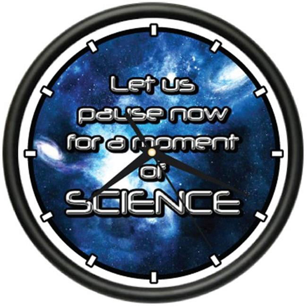 SignMission CL-Science Teacher 10 in. dia. Science Teacher Wall Clock ...