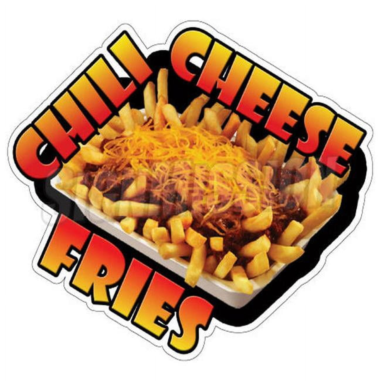 SignMission Chili Cheese Fries Concession Decal Trailer French Sign ...