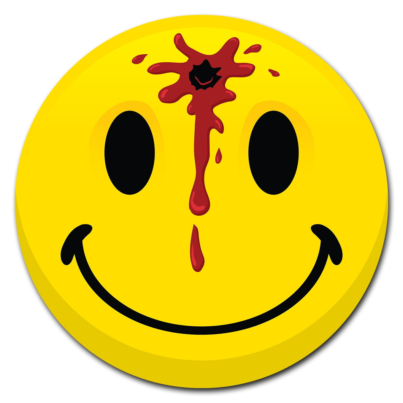 SignMission Circular Rigid Plastic Sign 12" Tall - Emoji Bullet ...