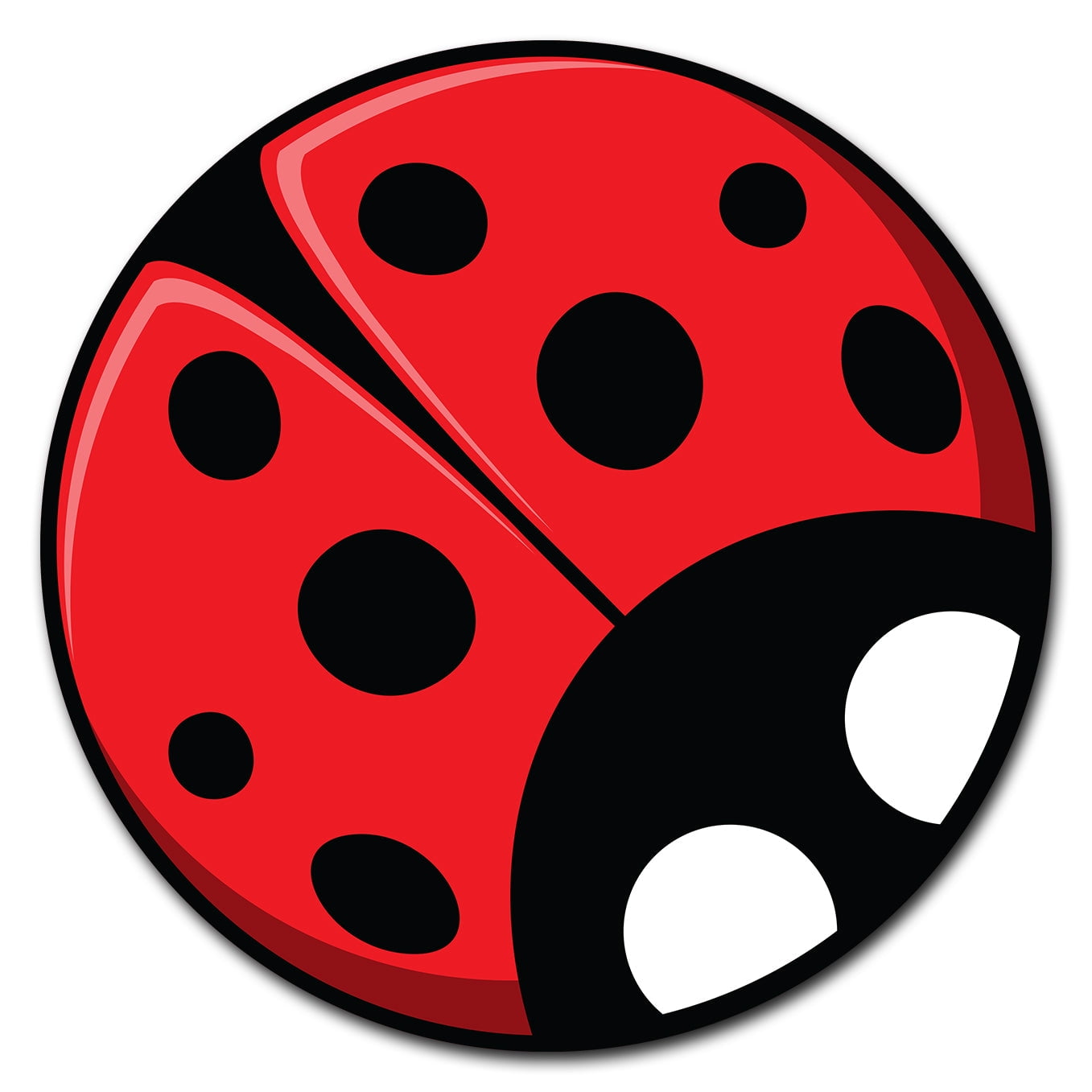 SignMission Circular Rigid Plastic Sign 12" Tall - Ladybug | Plastic ...