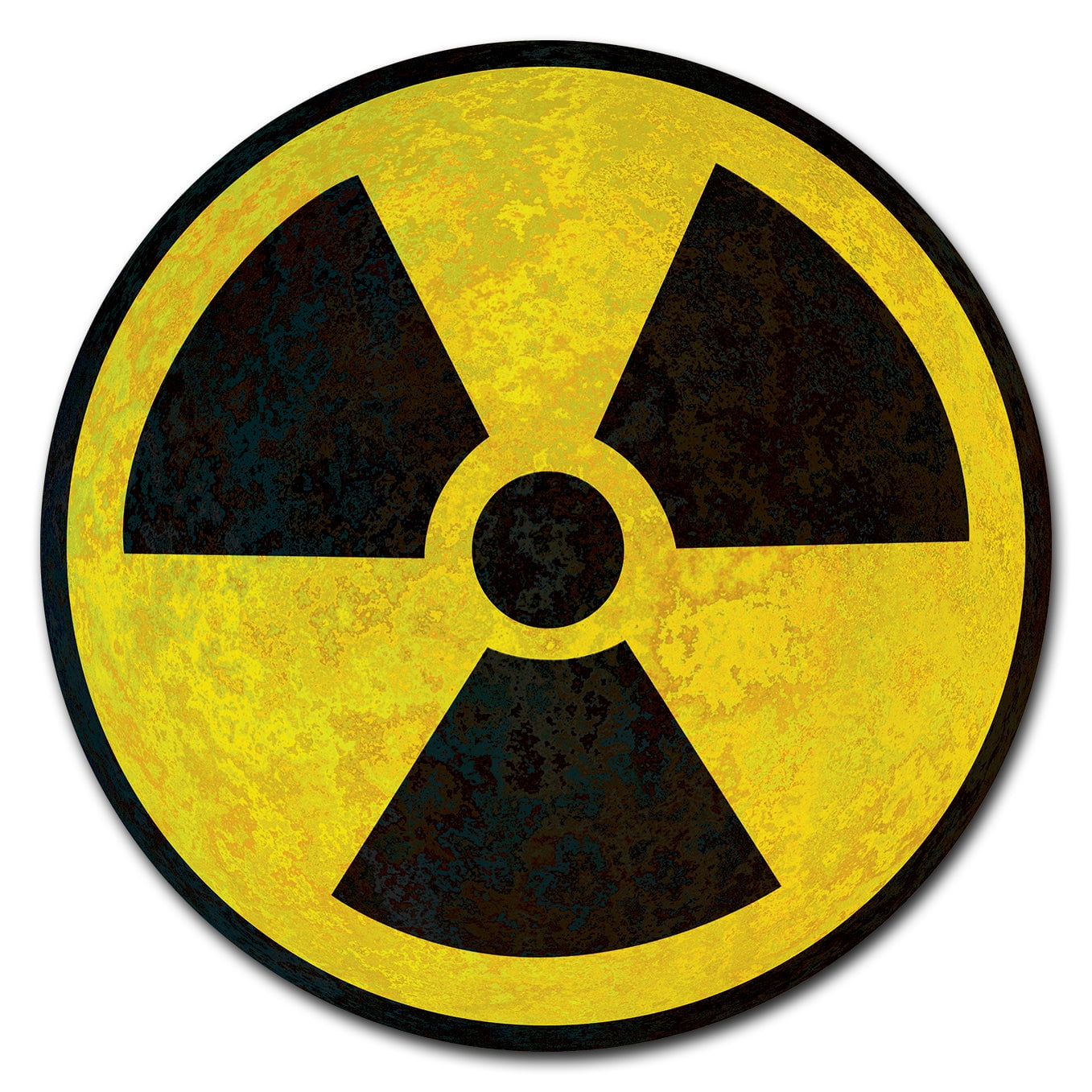 SignMission Circular Rigid Plastic Sign 12" Tall - Radioactive ...