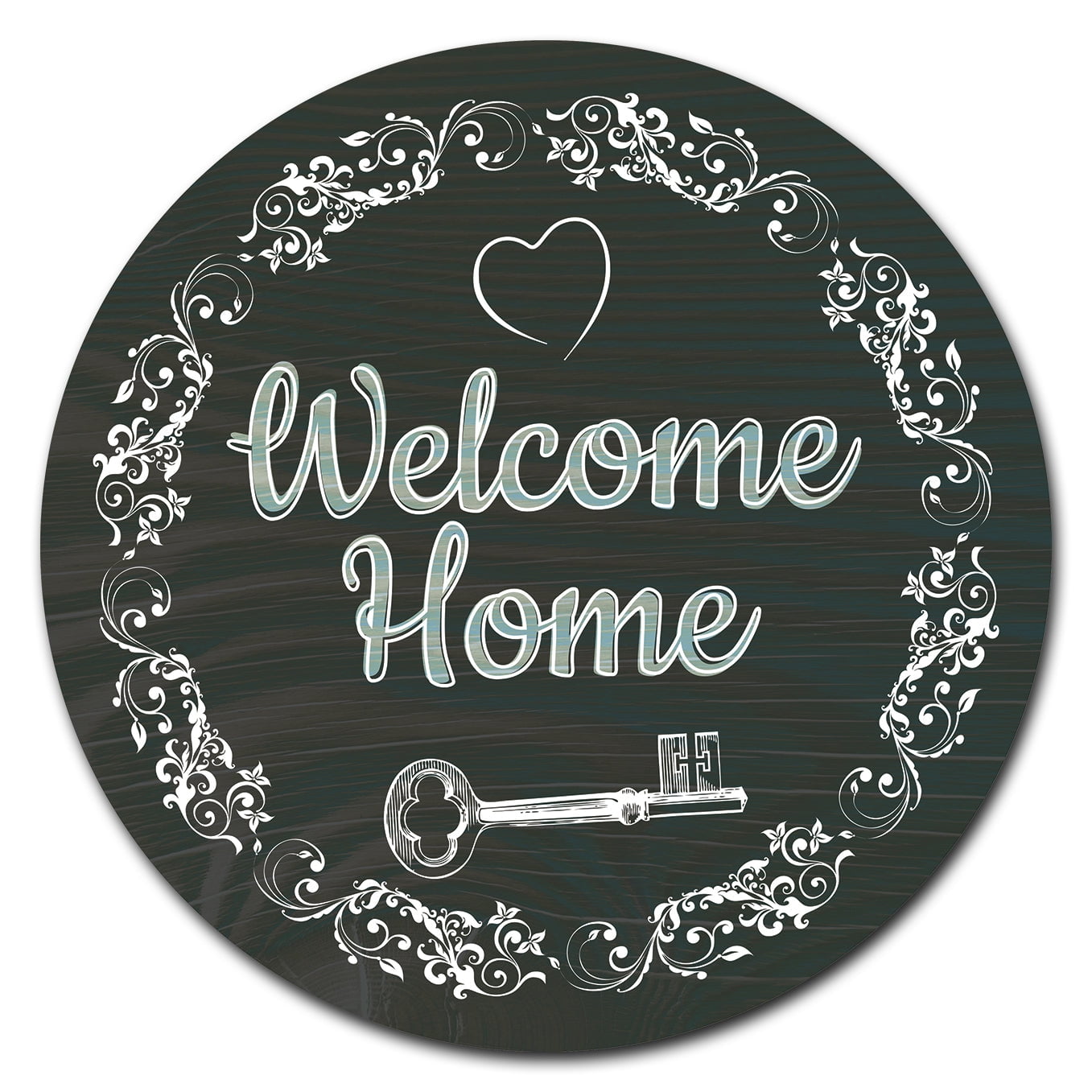 SignMission Circular Rigid Plastic Sign 12" Tall - Welcome Foolish ...