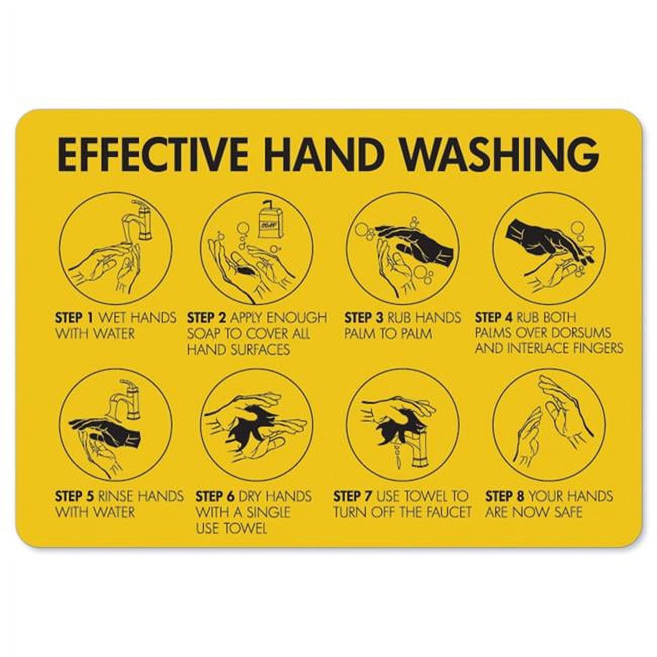 SignMission Coronavirus Notice Sign - Effective Hand Washing - Walmart.com