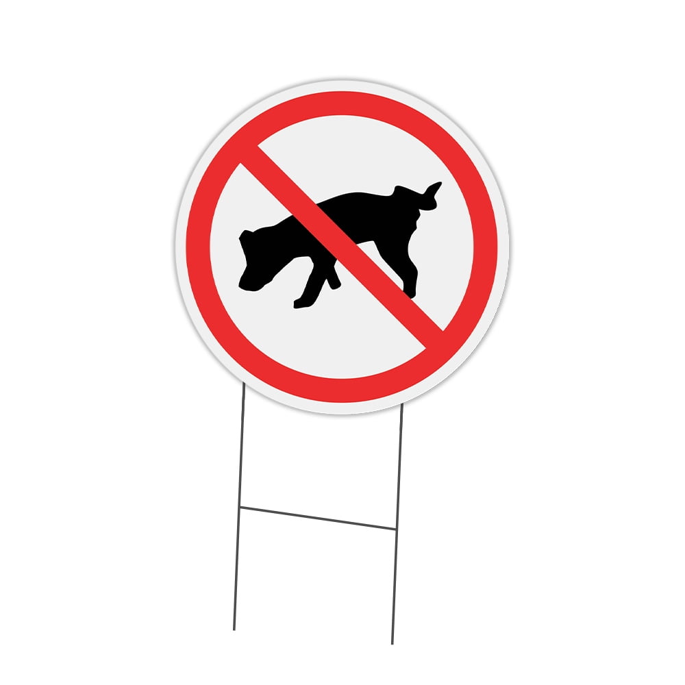 SignMission Corrugated Plastic Sign With Double Sided Image 24 ...