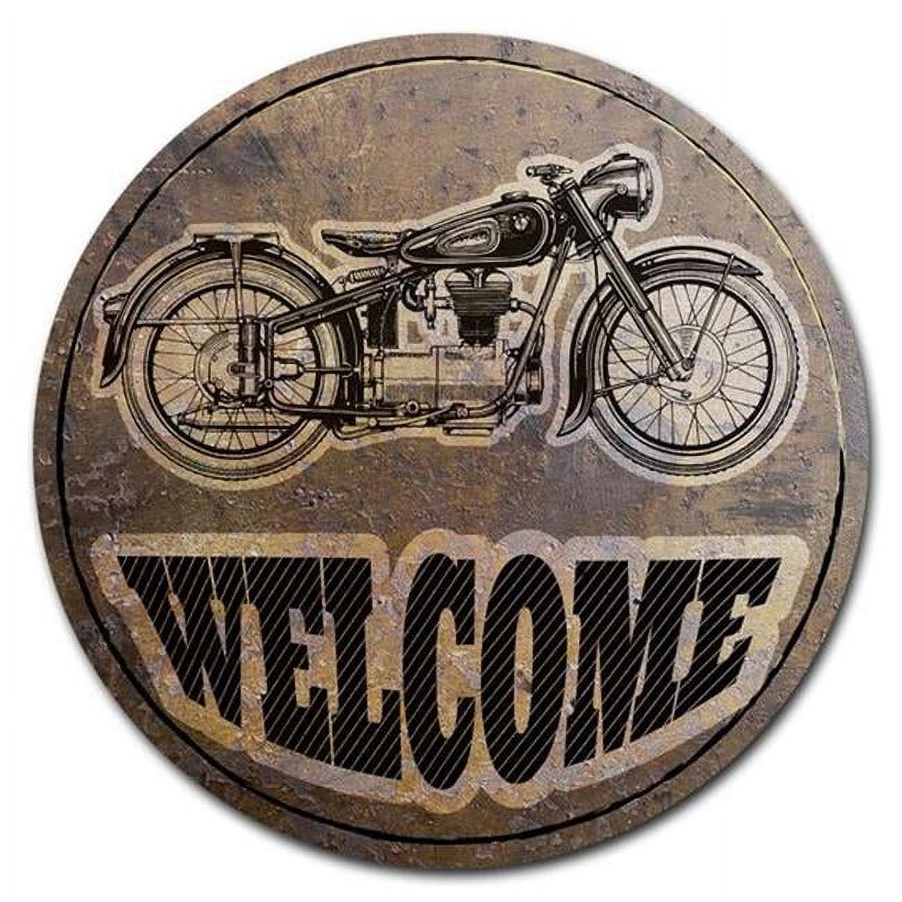 SignMission Corrugated Plastic Sign with Stakes 16 in. Circular ...