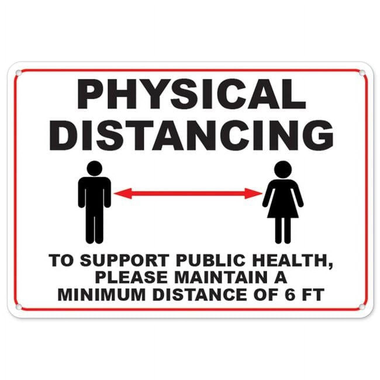 COVID-19 Notice Sign - Physical Distancing To Support Public Health 6 ...