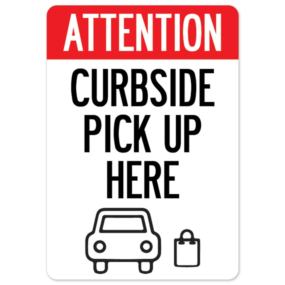 SignMission OS-NS-A-1014-25535 Covid-19 Notice Sign - Attention ...