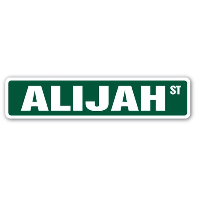 SignMission D-9-SS-ALIJAH 2 x 9 in. Childrens Name Room Street Sign ...