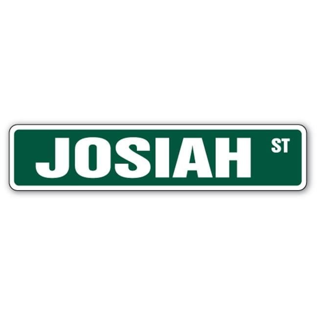 SignMission D-9-SS-JOSIAH 2 x 9 in. Childrens Name Room Street Sign ...