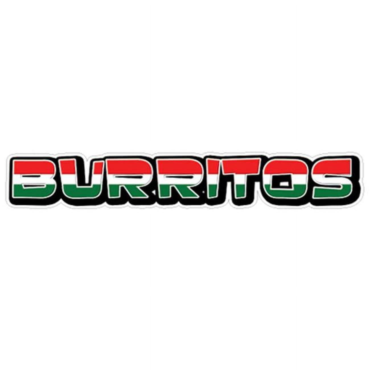 SignMission D-Burritos Burritos Concession Decal - Mexican Restaurant ...