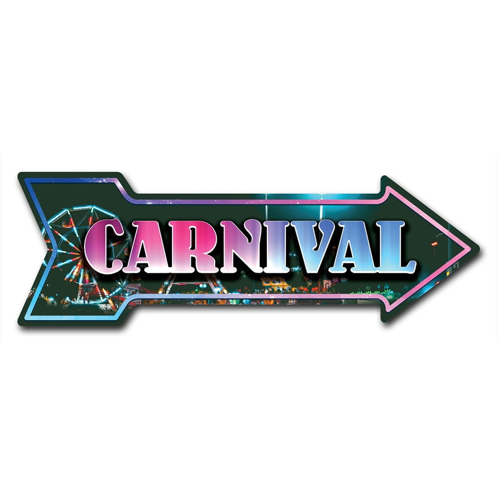 SignMission Decal Art Carnival Decal Indoor/ Outdoor Decor 24 ...