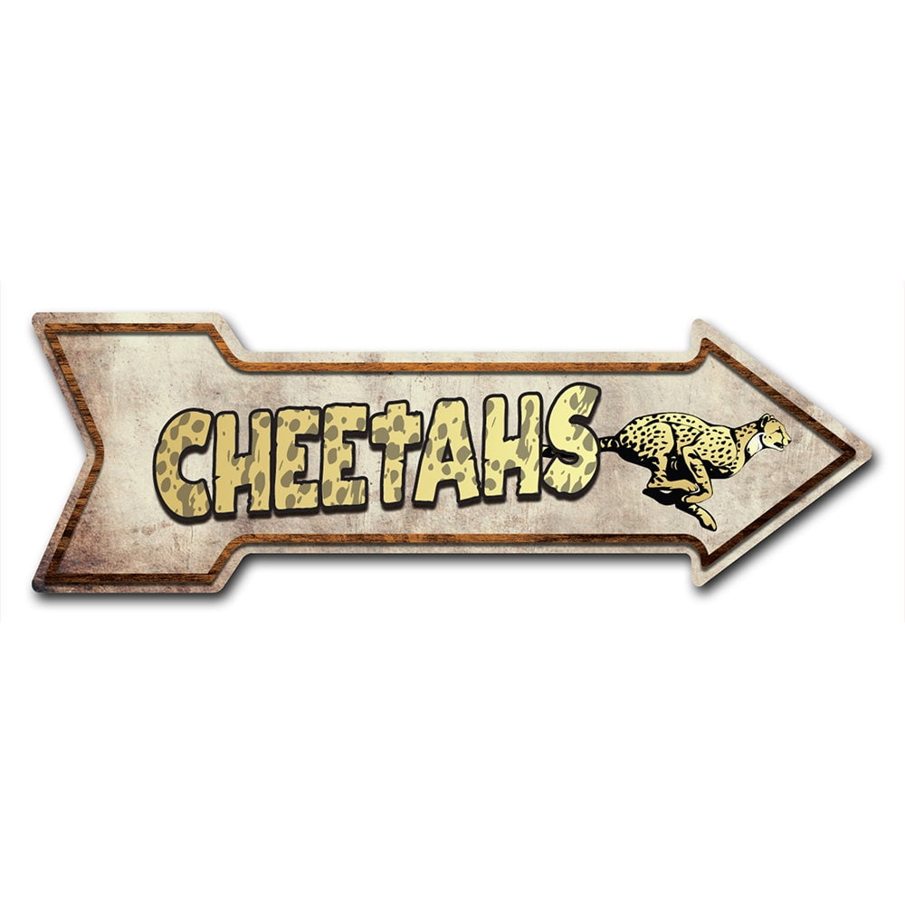 SignMission Decal Art Cheetahs Decal Indoor/ Outdoor Decor 24 ...