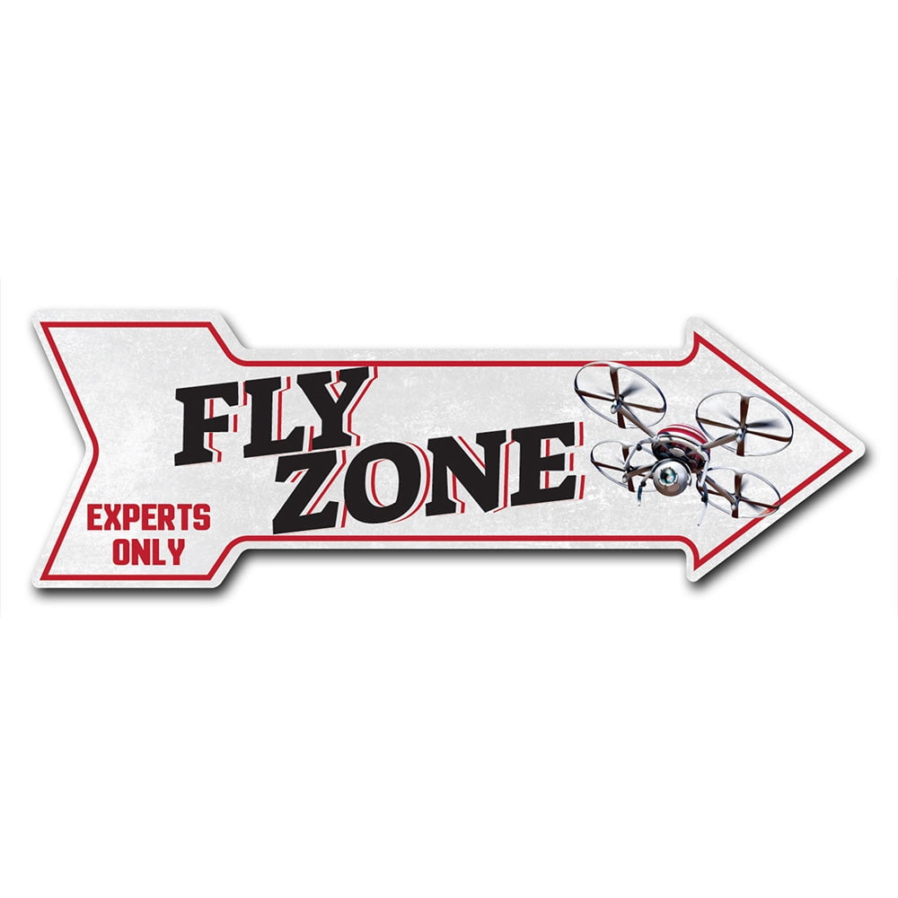SignMission Decal Art Fly Zone Decal Indoor/ Outdoor Decor 24 ...