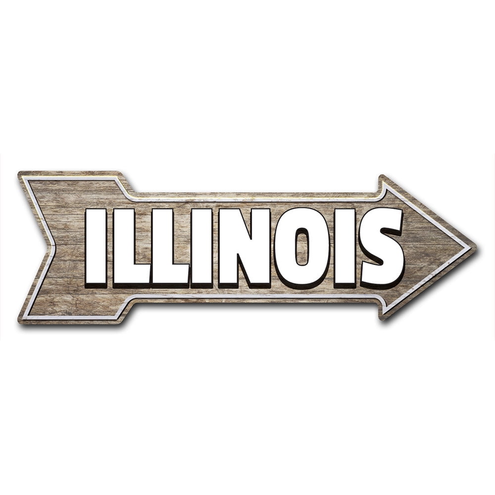 SignMission Decal Art Illinois Decal Indoor/ Outdoor Decor 24 ...