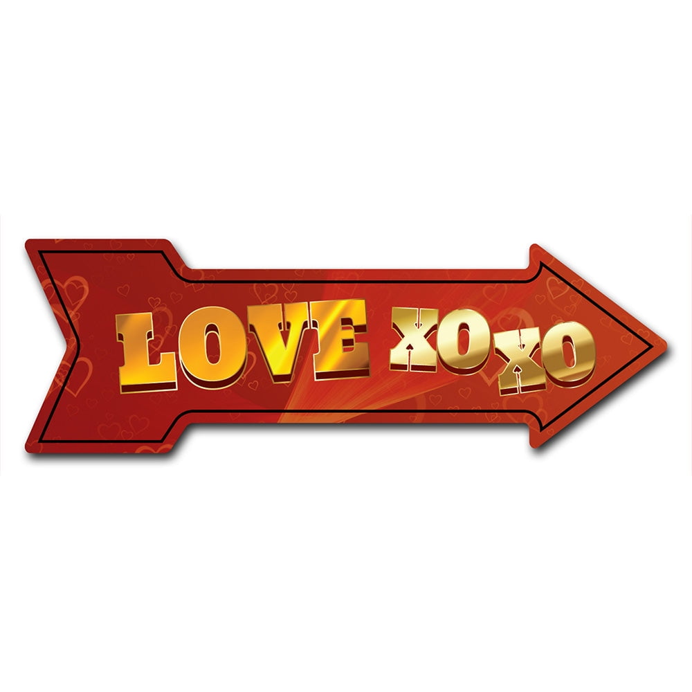SignMission Decal Art Love XO XO Decal Indoor/ Outdoor Decor 24 ...