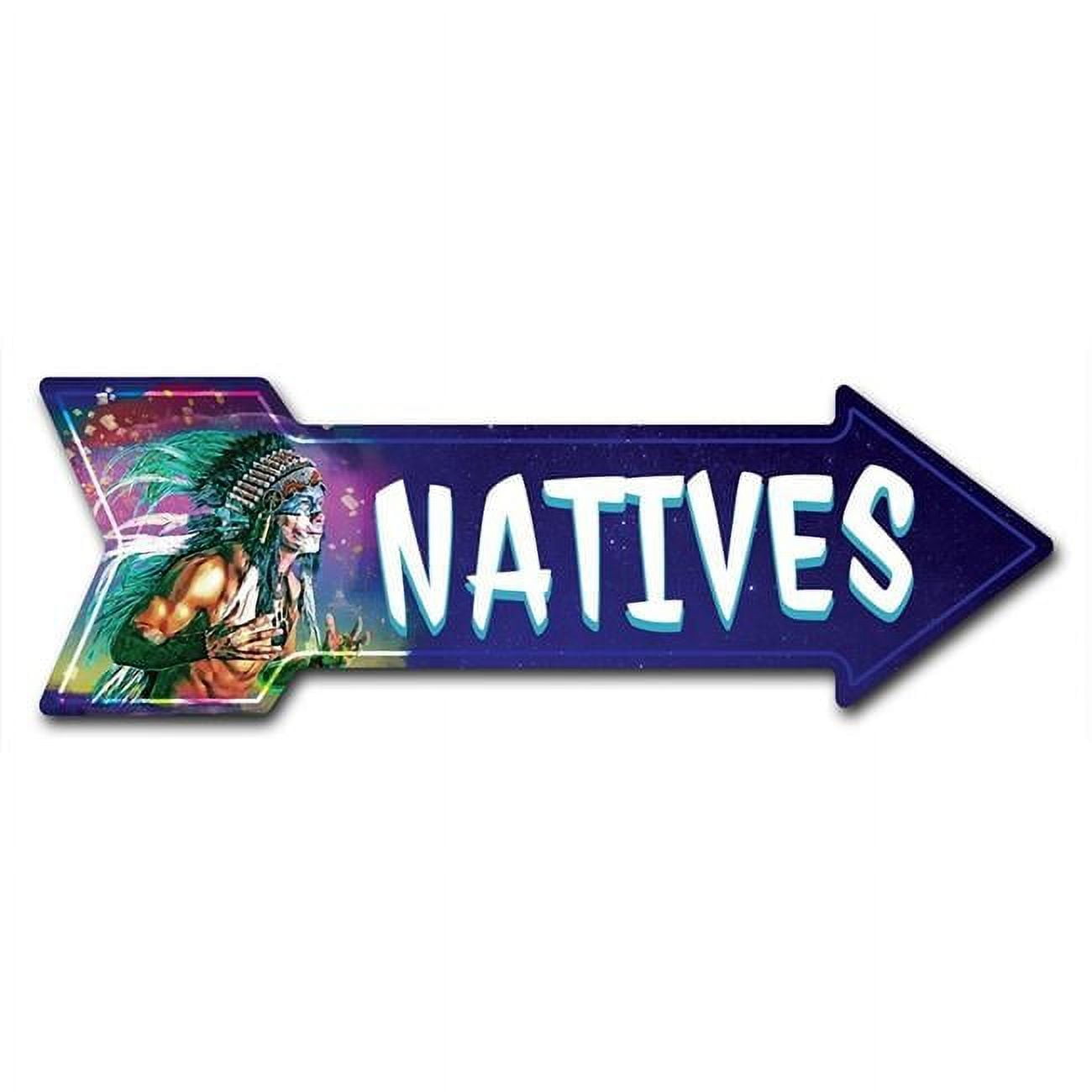 SignMission 12 x 36 in. Indoor & Outdoor Decor Direction Sticker Vinyl ...