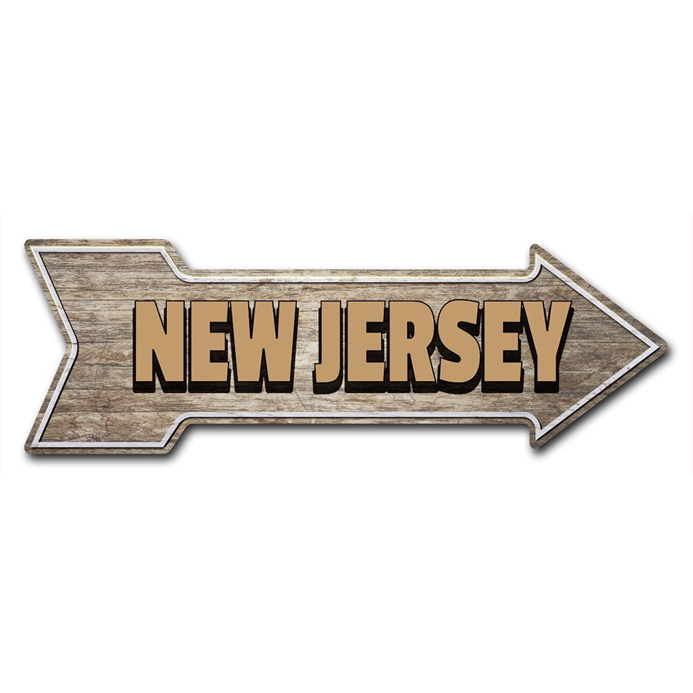 SignMission Decal Art New Jersey Decal Indoor/ Outdoor Decor 24 ...